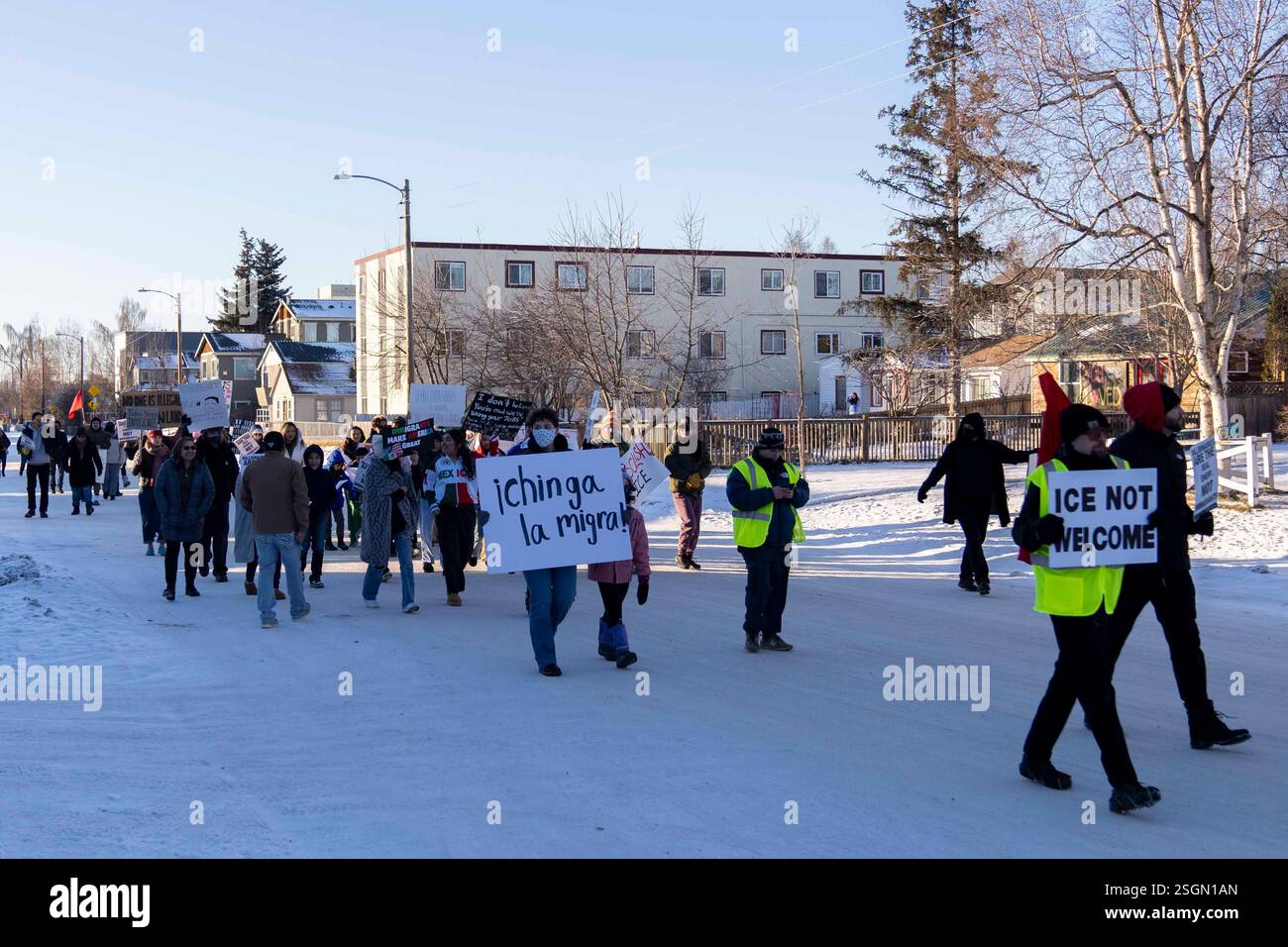 Anchorage, Alaska, USA. 9th Feb, 2025. ANCHORAGE, ALASKA - FEBRUARY 9 ...
