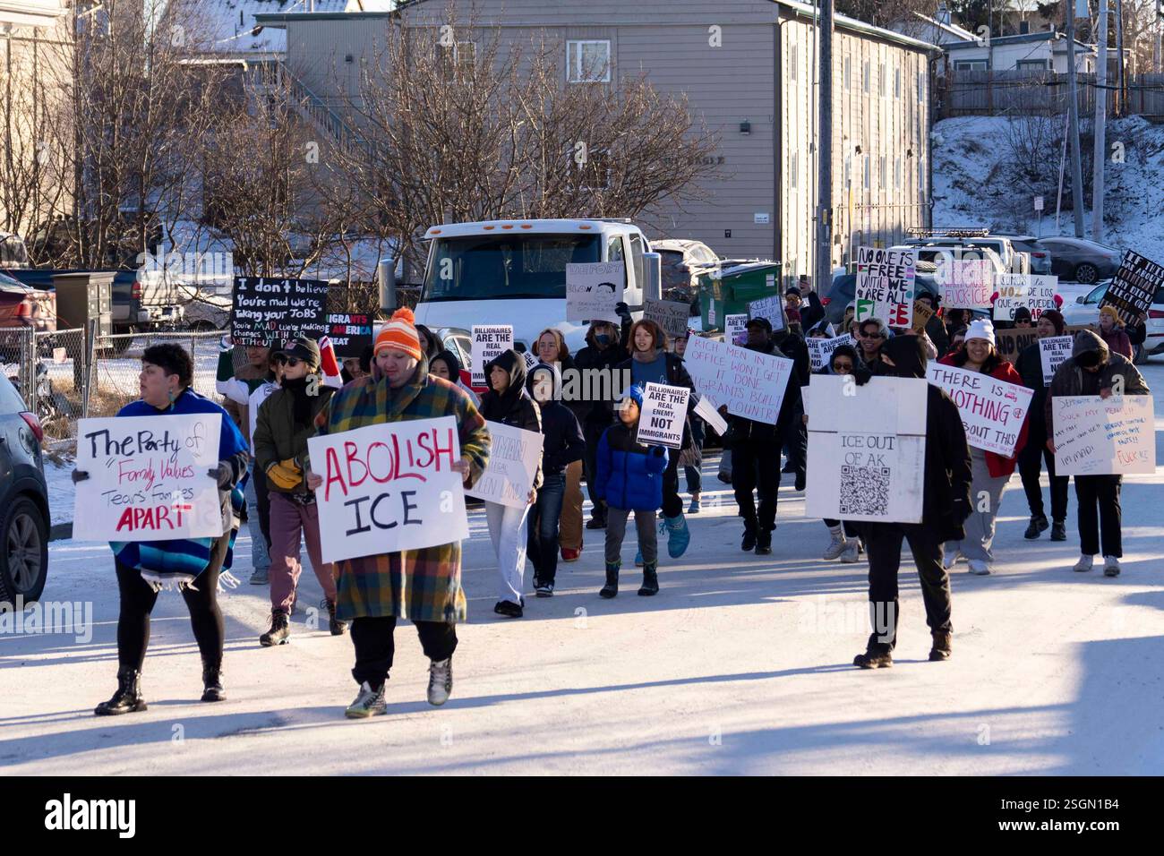 Anchorage, Alaska, USA. 9th Feb, 2025. ANCHORAGE, ALASKA - FEBRUARY 9 ...