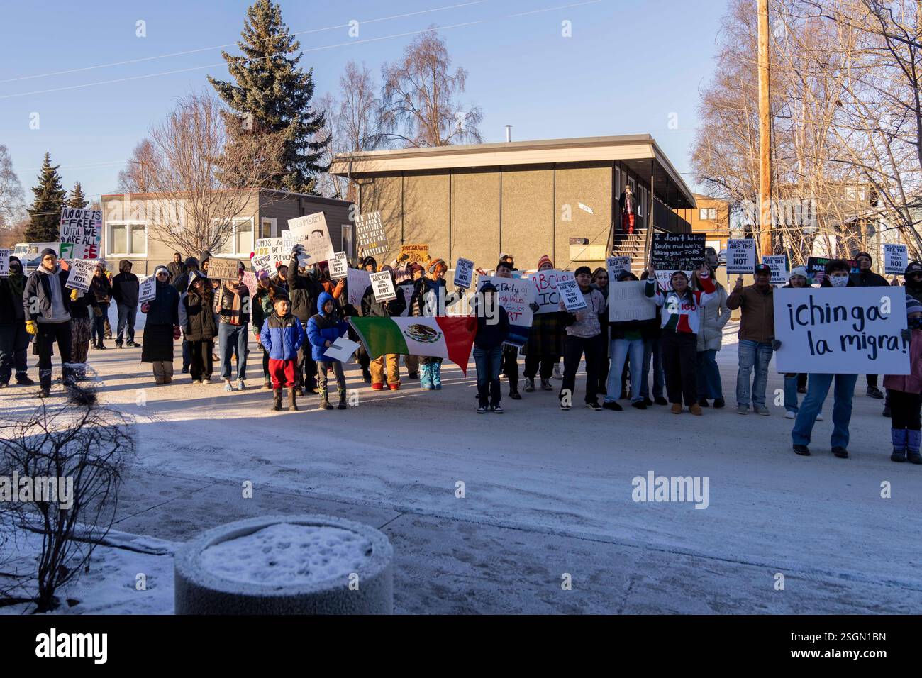 Anchorage, Alaska, USA. 9th Feb, 2025. ANCHORAGE, ALASKA - FEBRUARY 9 ...