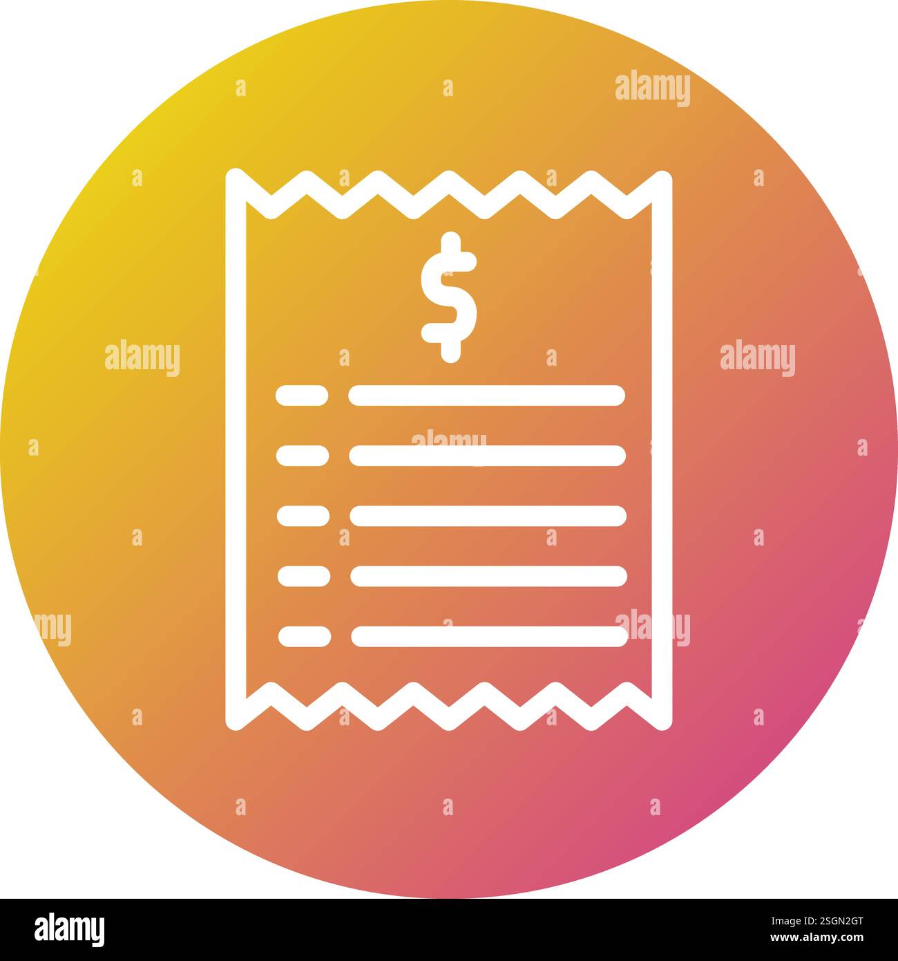 Icon invoice statement Stock Vector Images - Alamy