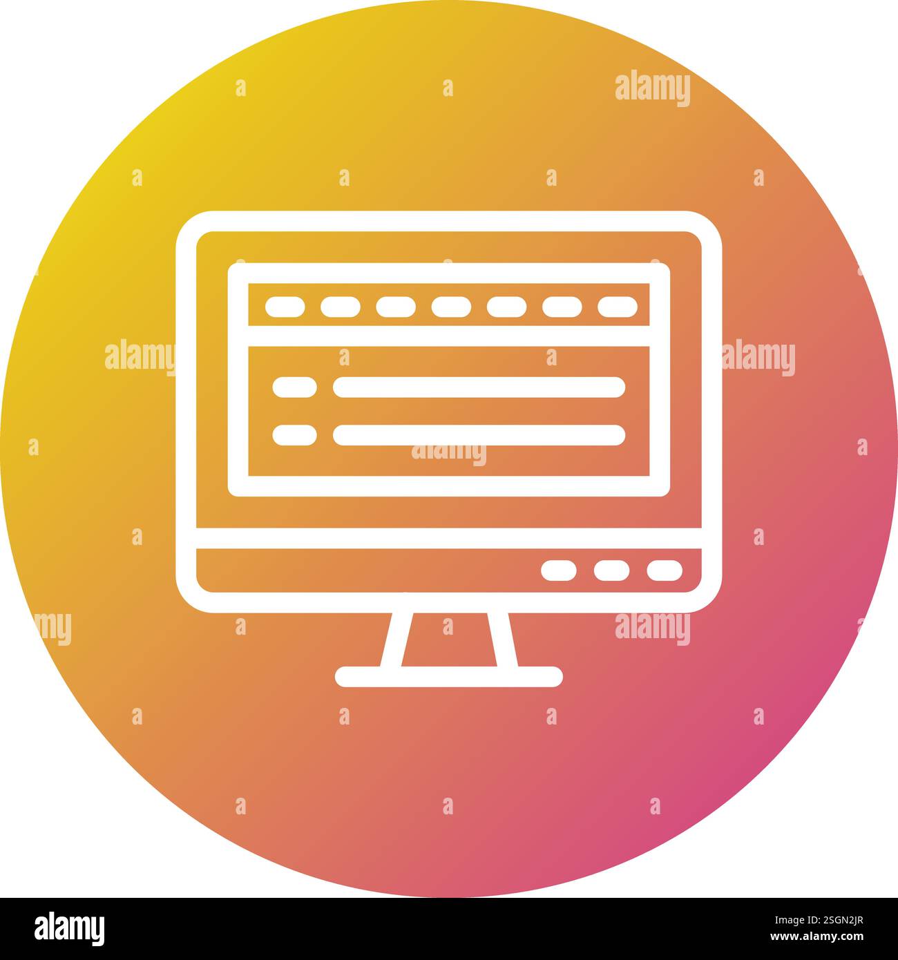 Screen app icons view Cut Out Stock Images & Pictures - Alamy