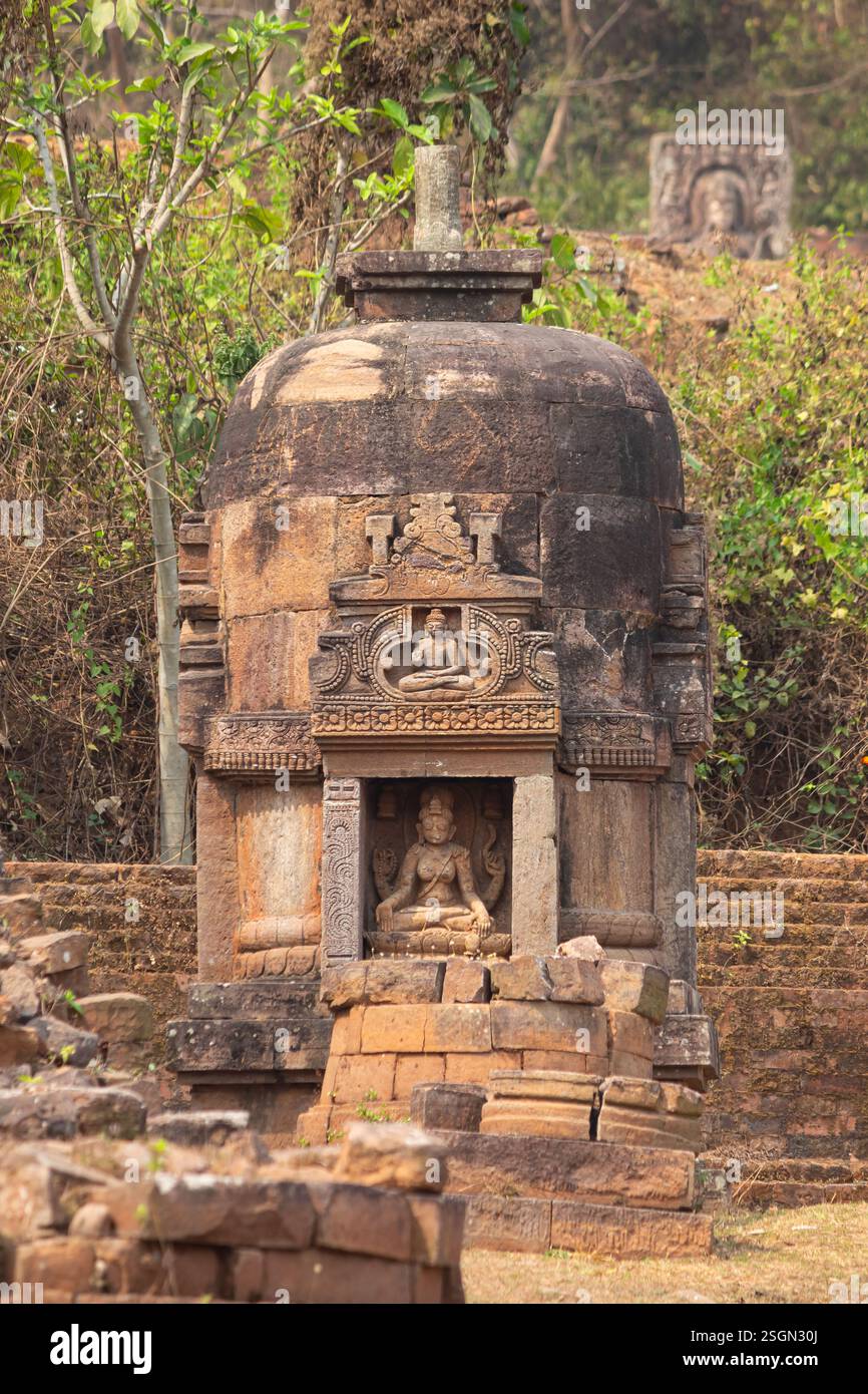 Small Carved Broken Stupa's in the Campus of Ratnagiri and Udayagiri ...