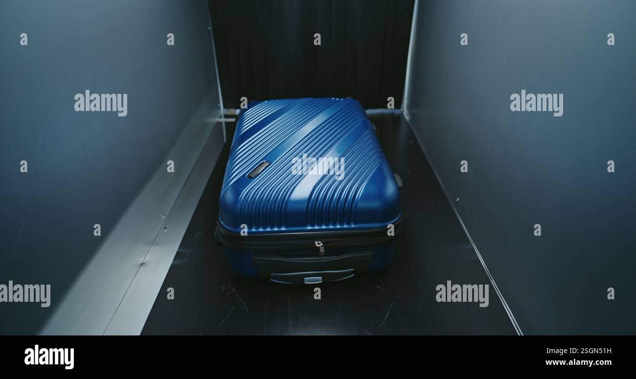 Security Checkpoint in Airport Terminal: Suitcases and Bags of ...