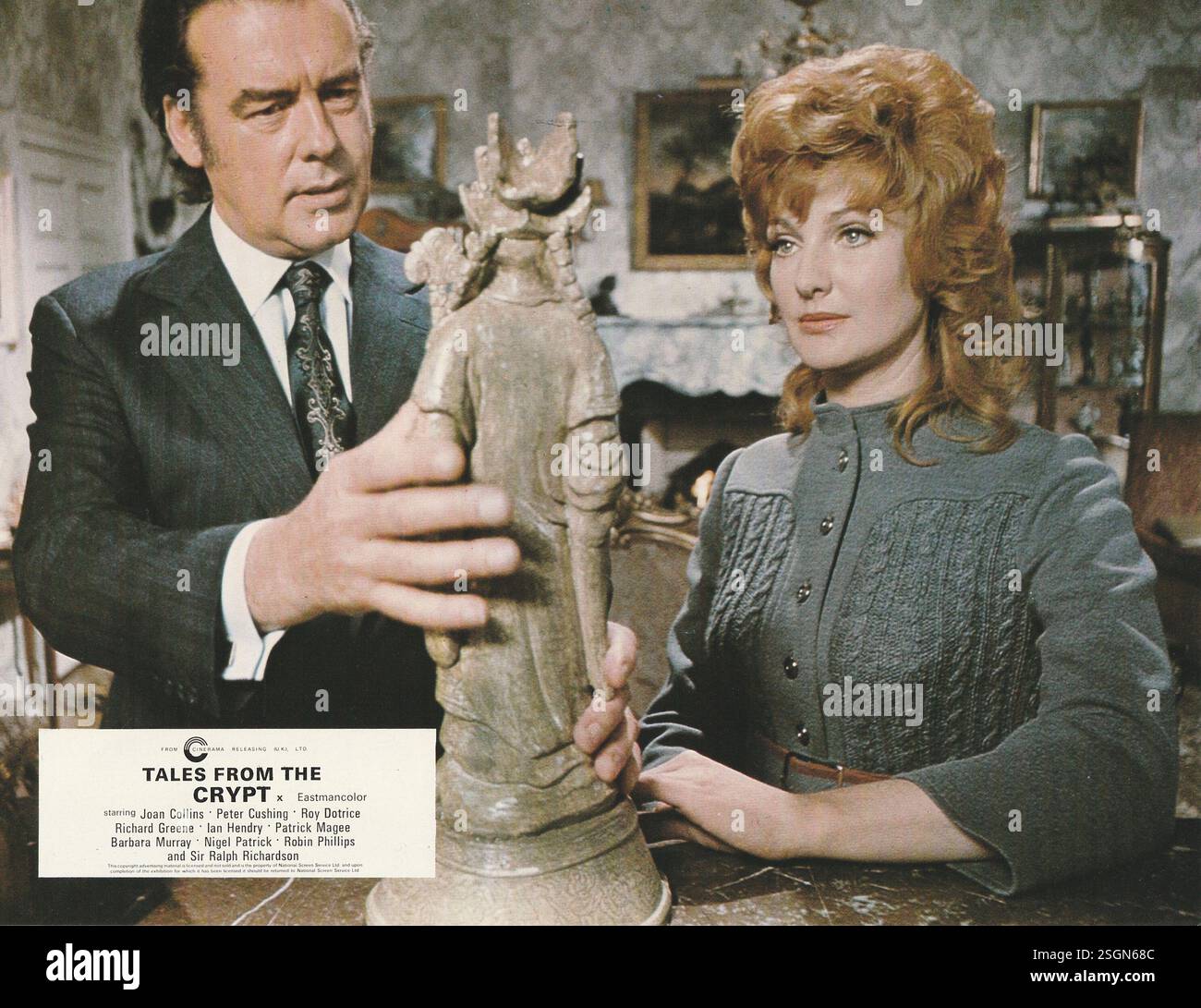 Tales From the Crypt (CIC, 1972).Starring Joan Collins, Peter Cushing, Roy Dotrice, Richard ...