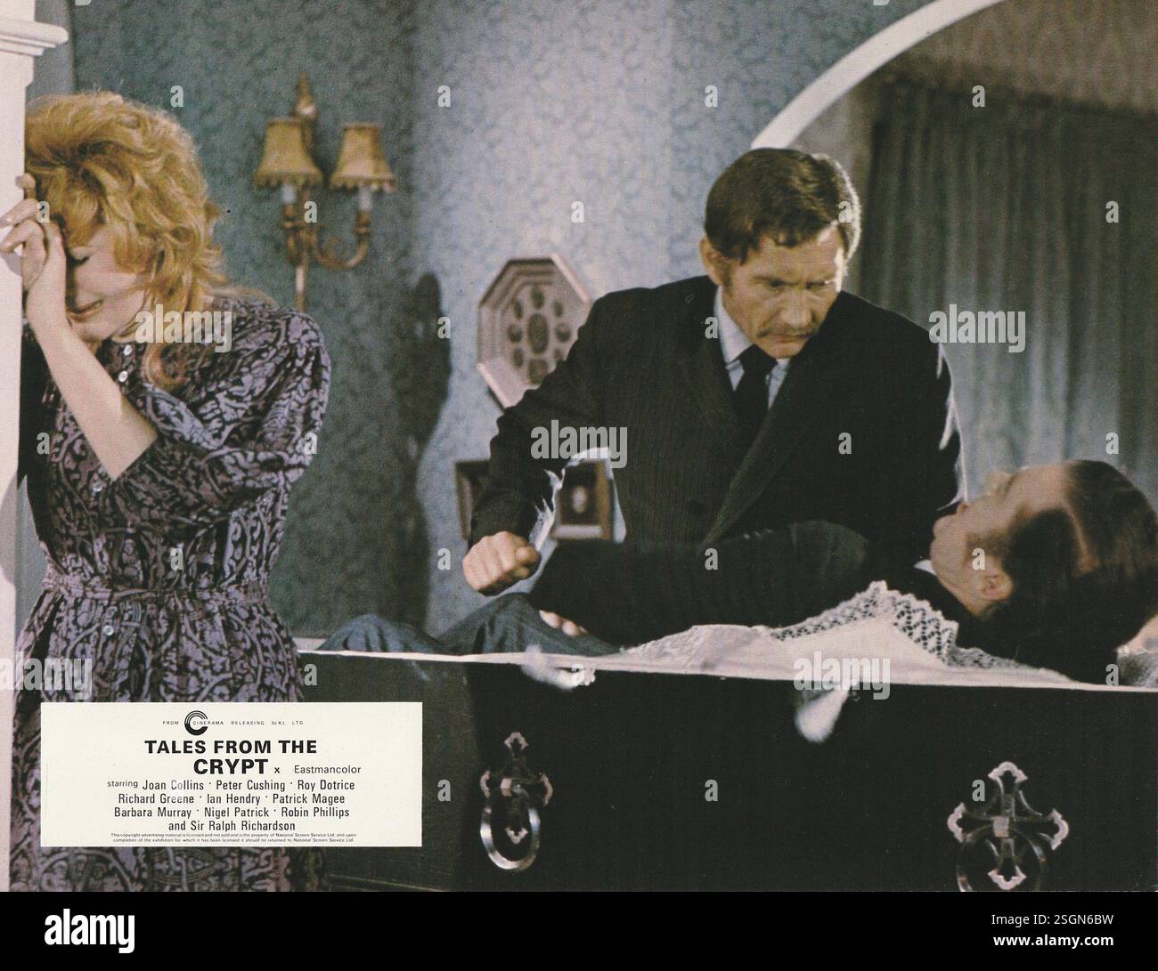 Tales From the Crypt (CIC, 1972).Starring Joan Collins, Peter Cushing, Roy Dotrice, Richard ...