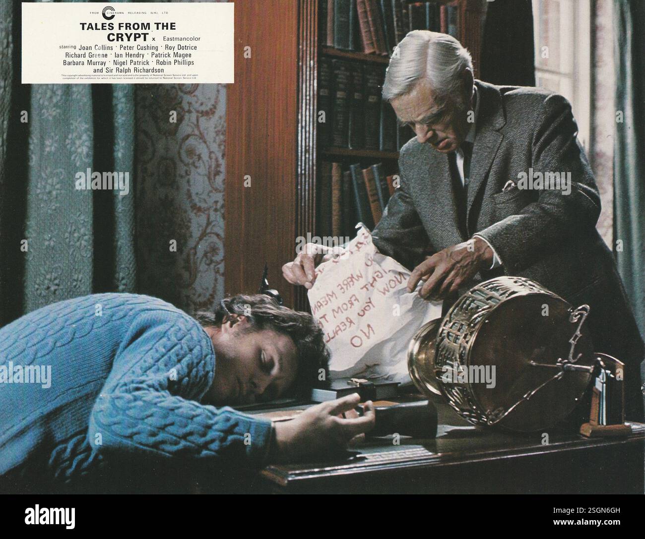 Tales From the Crypt (CIC, 1972).Starring Joan Collins, Peter Cushing ...