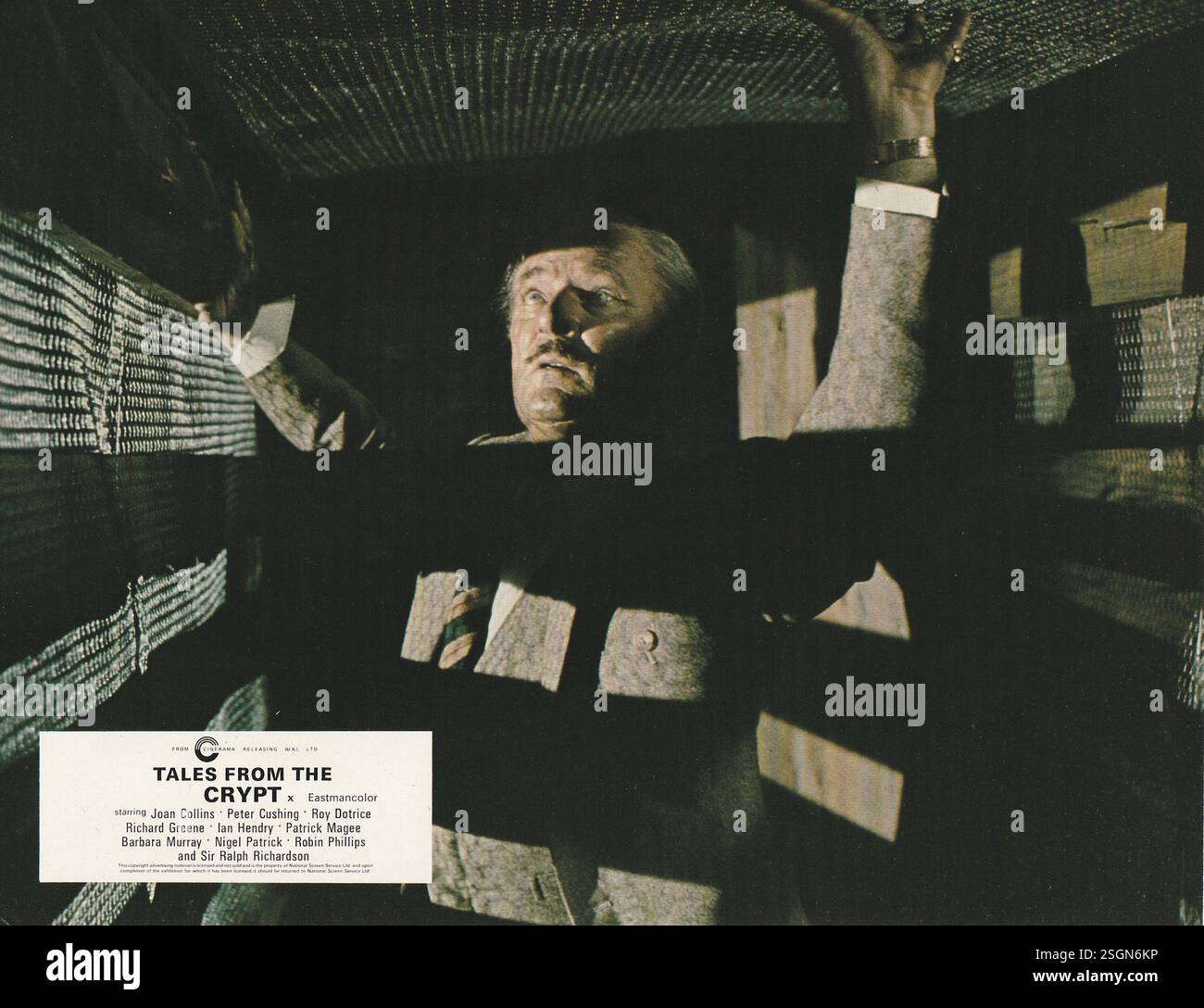 Tales From the Crypt (CIC, 1972).Starring Joan Collins, Peter Cushing, Roy Dotrice, Richard ...