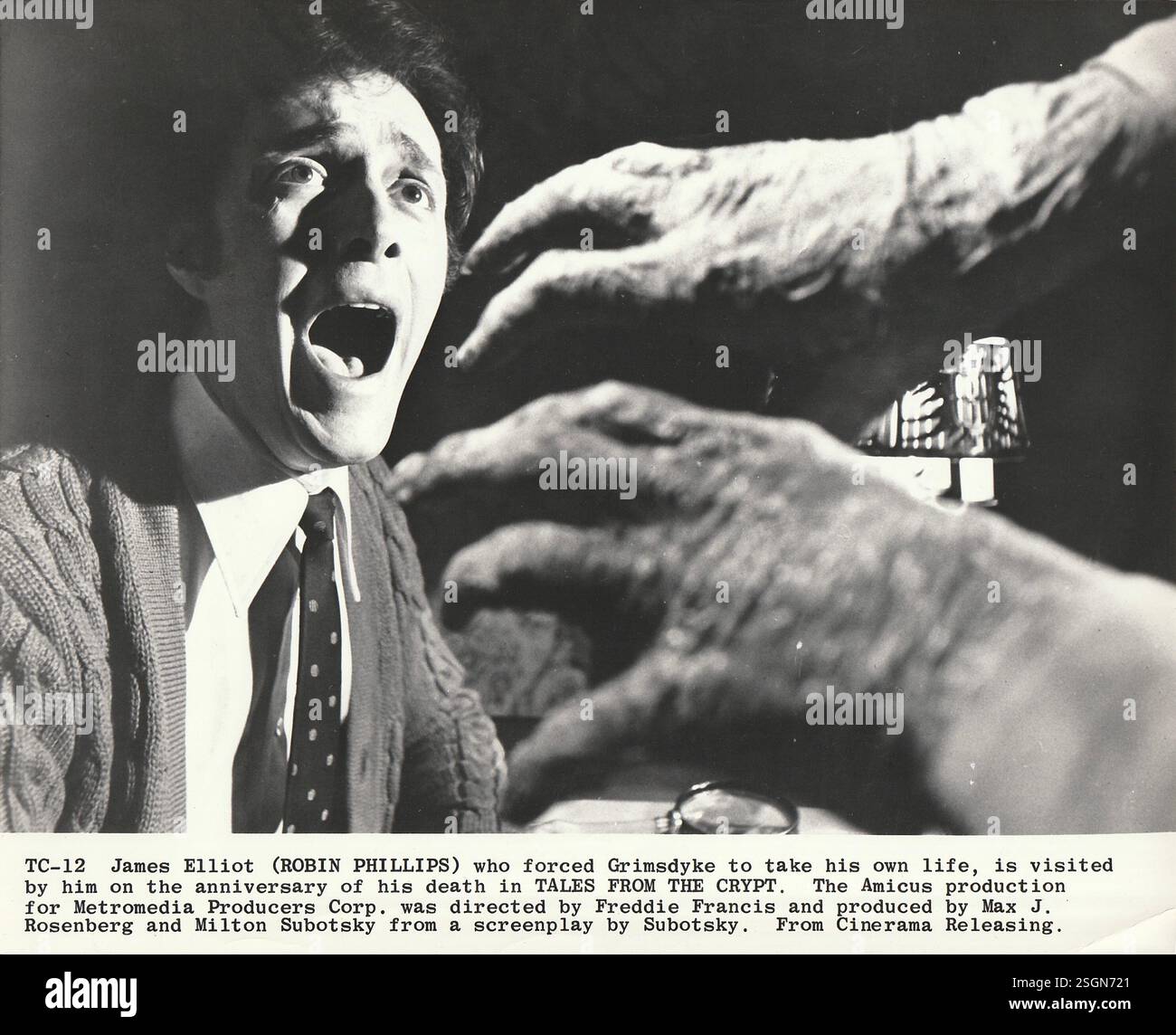 Tales From the Crypt (CIC, 1972).Starring Joan Collins, Peter Cushing ...