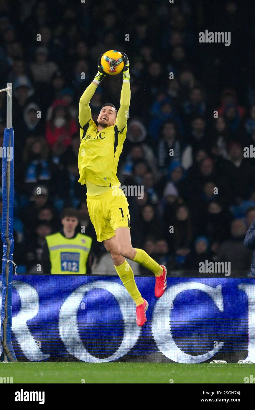 Naples, Italy. 9th Feb, 2025. Alex Meret of SSC Napoli in action during ...