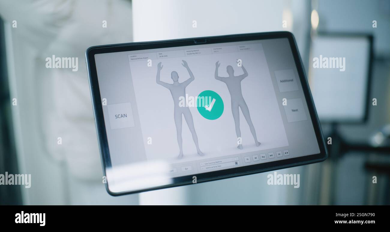 Airport security checkpoint tablet hi-res stock photography and images ...