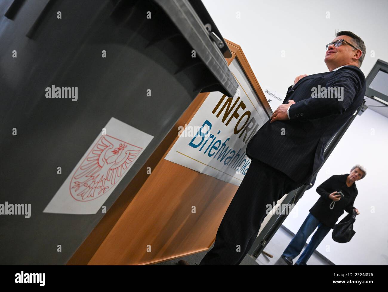 10 February 2025, Hesse, Frankfurt/Main: Boris Rhein (CDU), Minister ...
