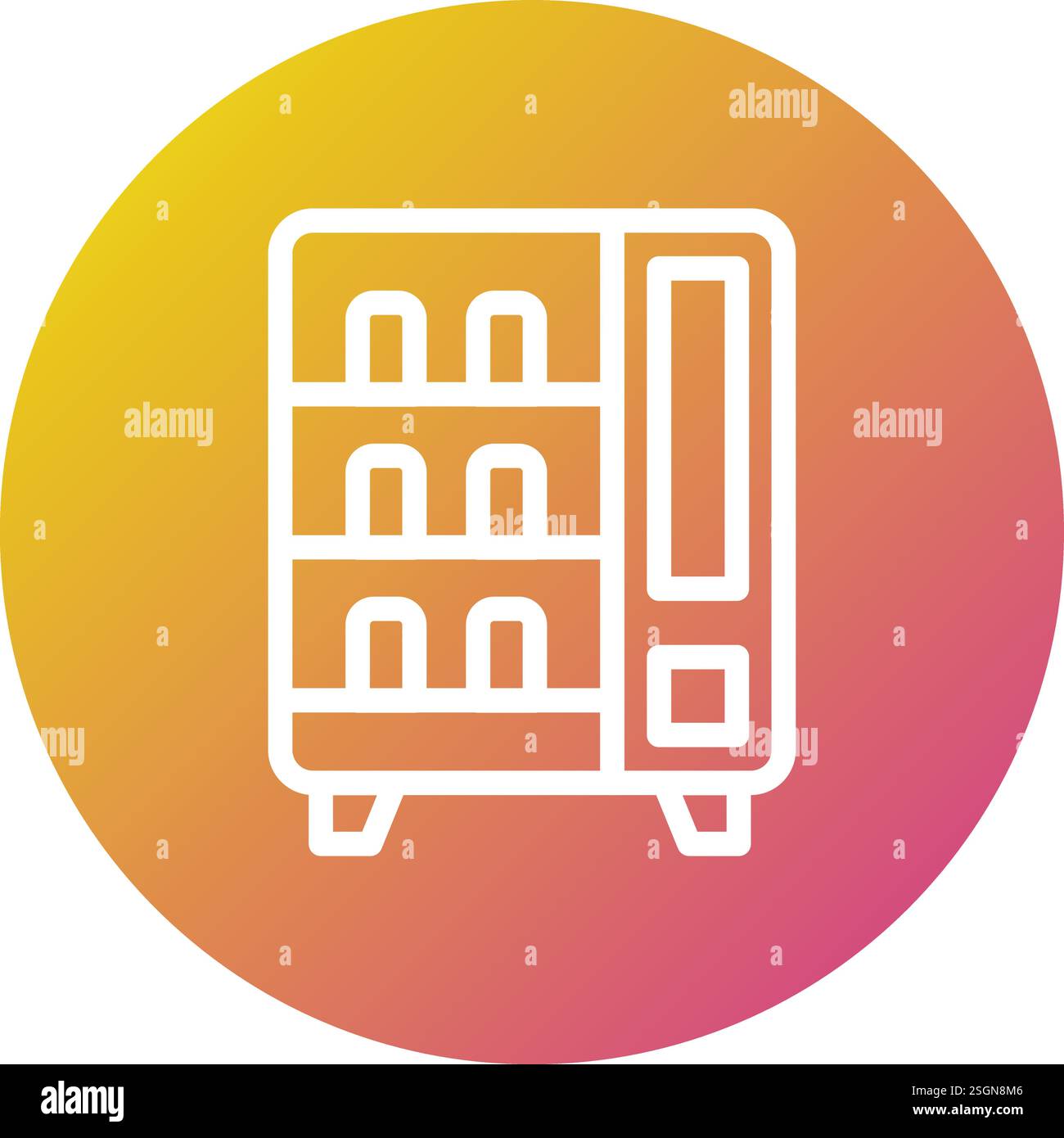 Vending Machine Vector Icon Design Illustration Stock Vector Image ...
