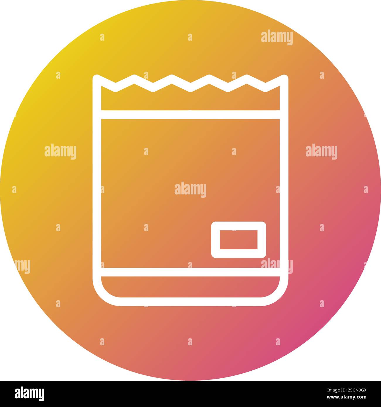 Paper Bag Vector Icon Design Illustration Stock Vector Image & Art - Alamy