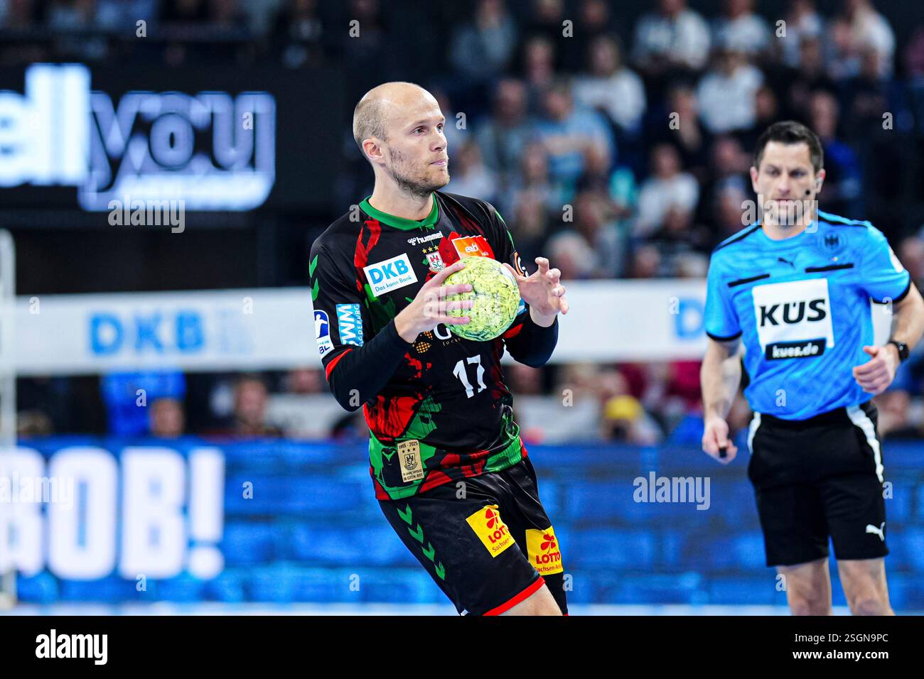 Tim Hornke (SC Magdeburg, #17) GER, THW Kiel vs. SC Magdeburg, Handball ...