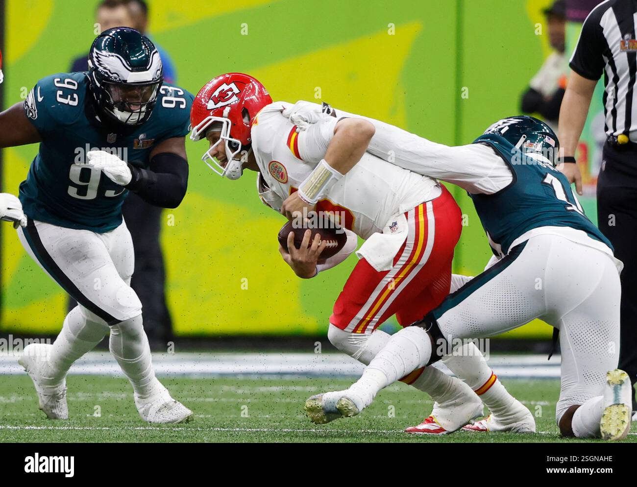 New Orleans, United States. 09th Feb, 2025. Kansas City Chiefs ...