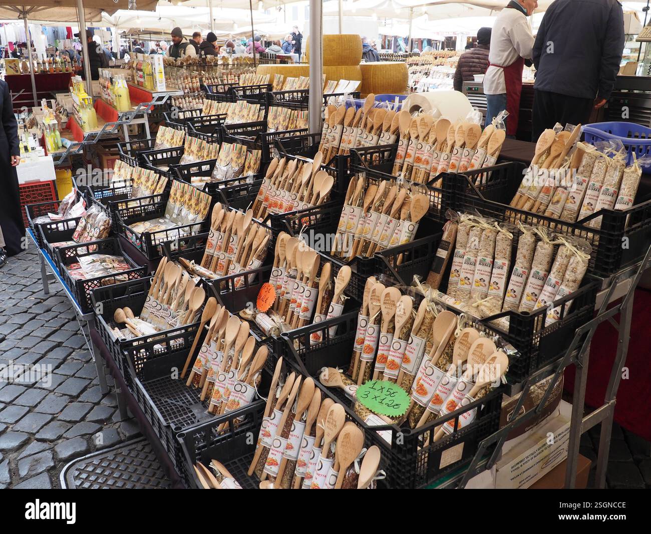 Rome market place flower hi-res stock photography and images - Alamy