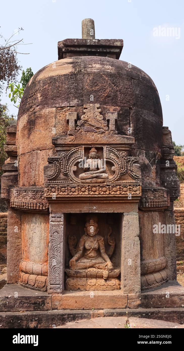 Small Carved Broken Stupa's in the Campus of Ratnagiri and Udayagiri ...