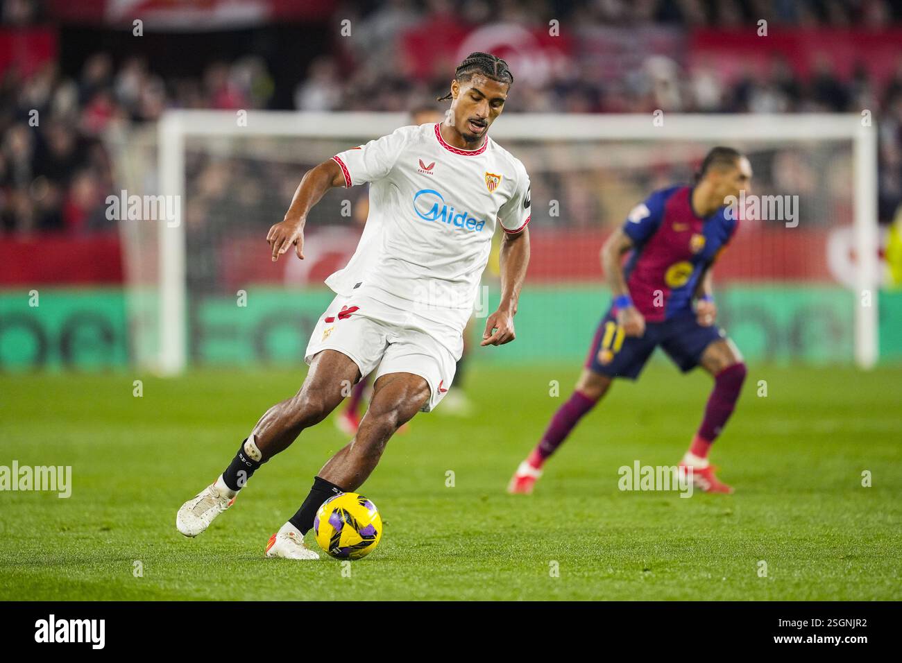Loic Bade of Sevilla FC during the Spanish championship La Liga ...