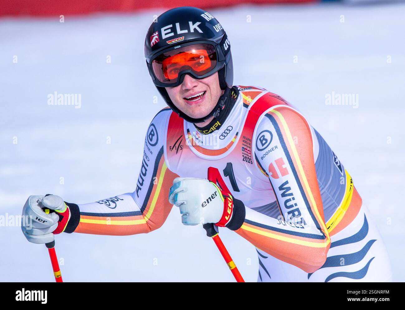 Saalbach Hinterglemm, Austria. 09th Feb, 2025. Alpine skiing: World ...