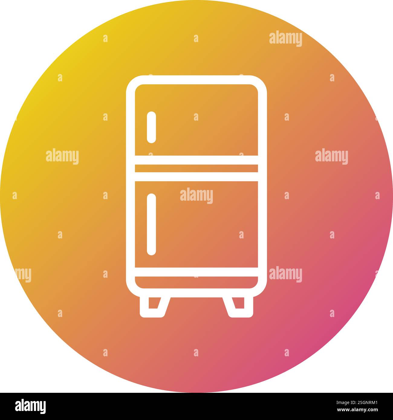 Fridge Vector Icon Design Illustration Stock Vector Image & Art - Alamy