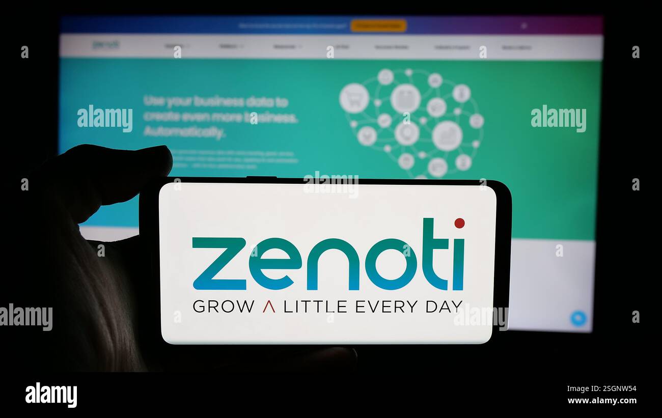 Germany. 15th Nov, 2024. In this photo illustration, a person is ...