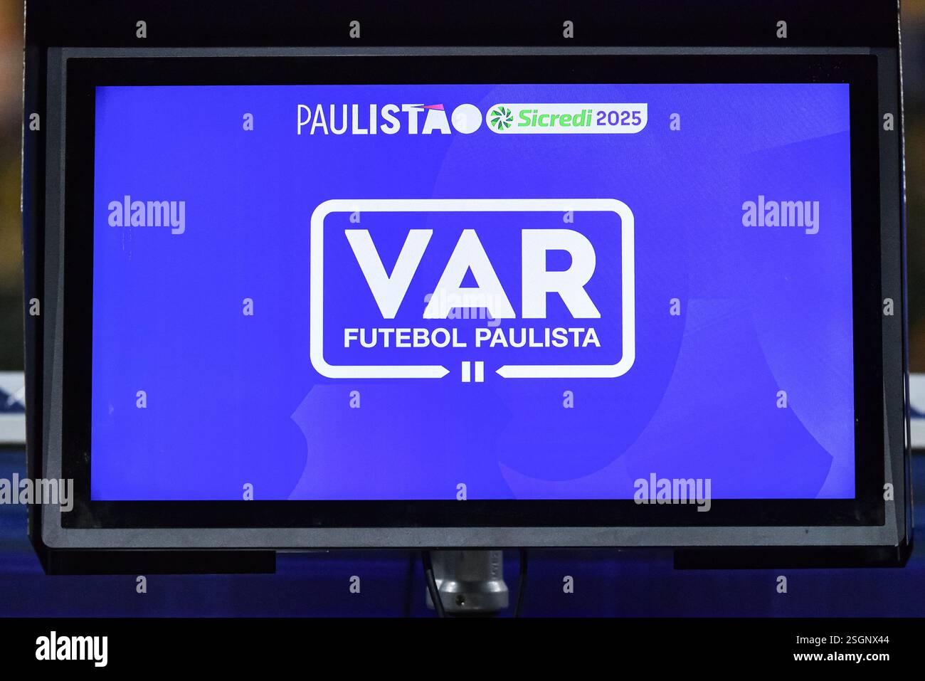SÃO PAULO, SP - 09.02.2025: CORINTHIANS X SÃO BERNARDO - VAR booth ...
