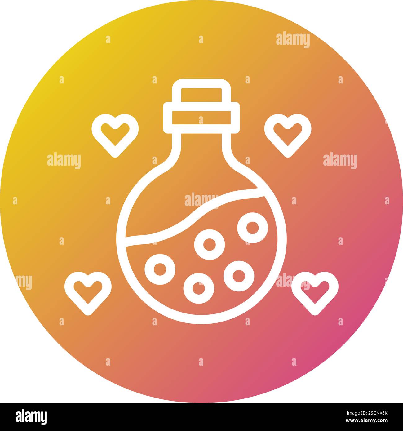 Love potion line icon hi-res stock photography and images - Alamy