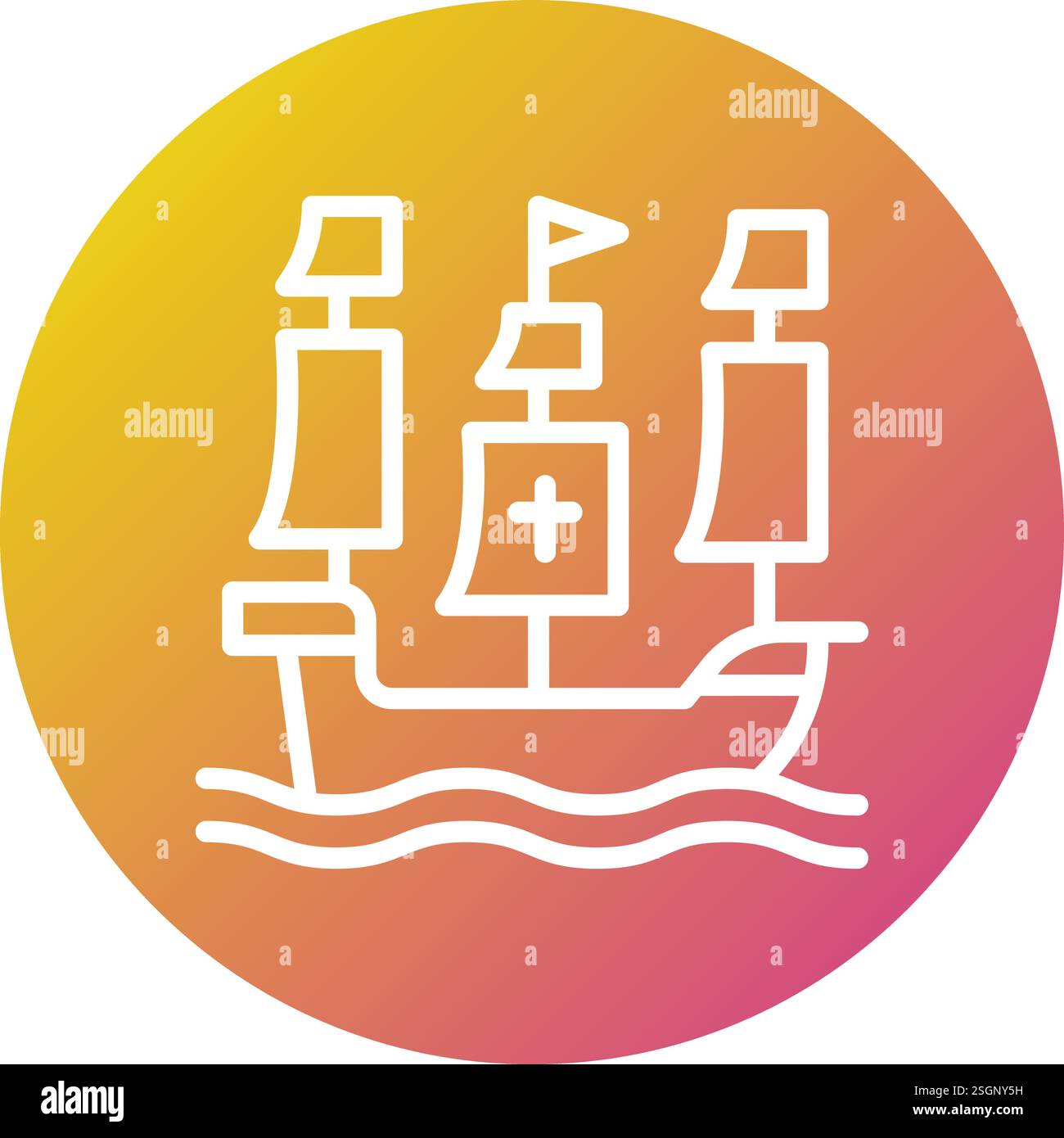 Ship Vector Icon Design Illustration Stock Vector Image & Art - Alamy