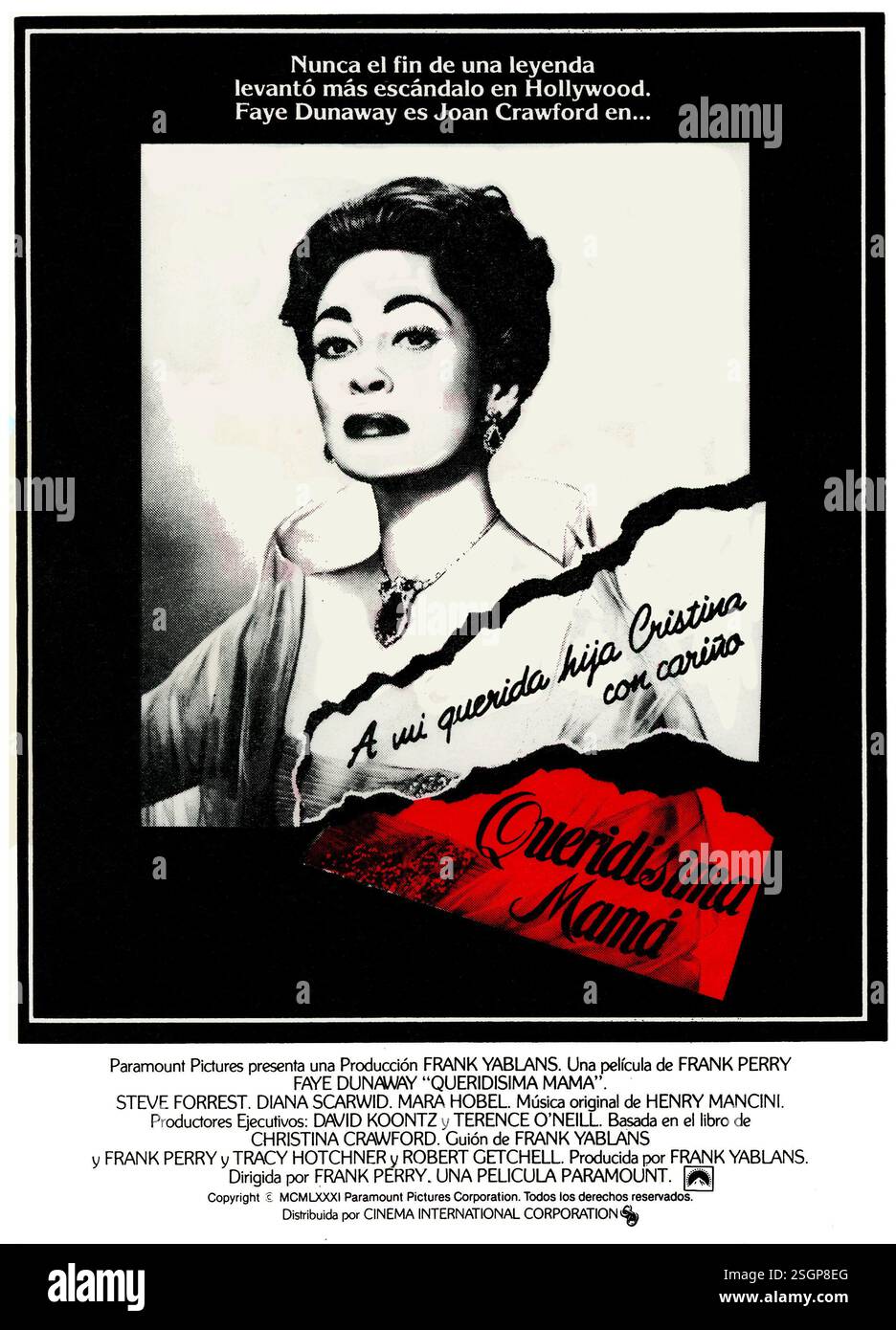 MOMMIE DEAREST (1981), directed by FRANK PERRY. Credit: PARAMOUNT ...