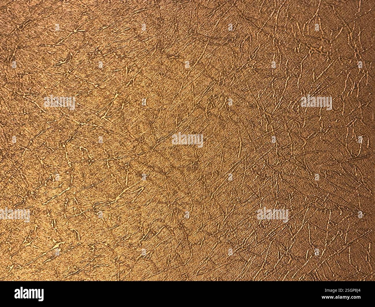 Close up of leather fabric texture in gold color. Seamless golden brown ...