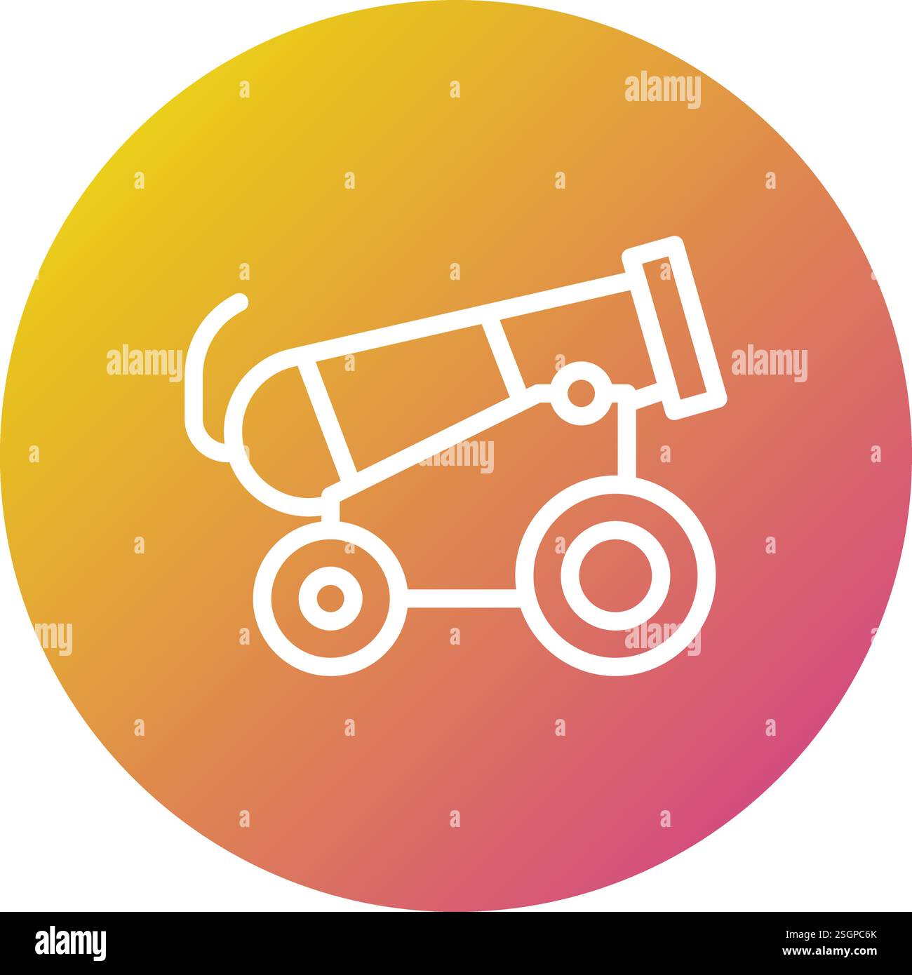 Cannon Vector Icon Design Illustration Stock Vector Image & Art - Alamy