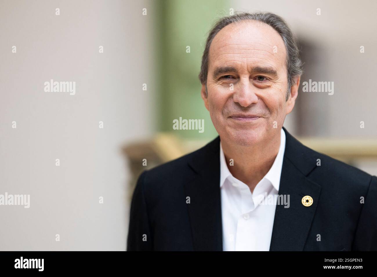 Xavier Niel, French billionaire and founder of the Iliad group, during ...