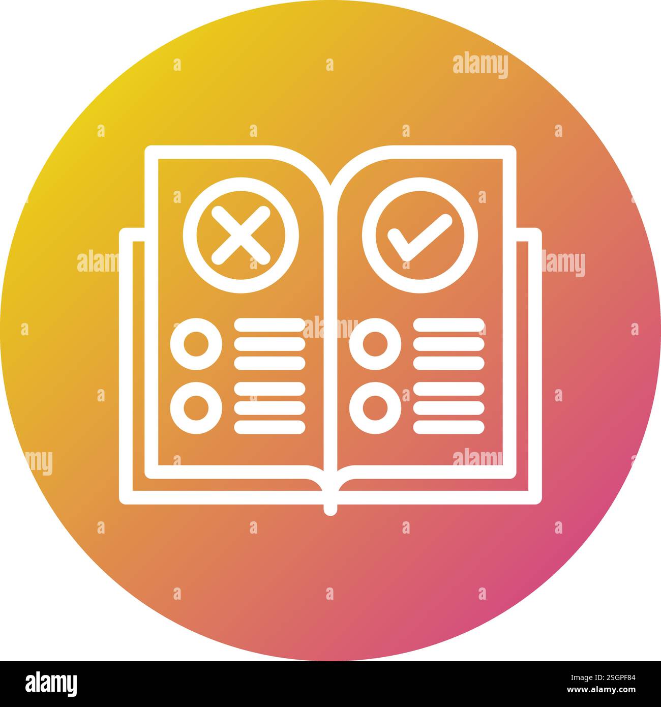 Rules vector icon design Cut Out Stock Images & Pictures - Alamy