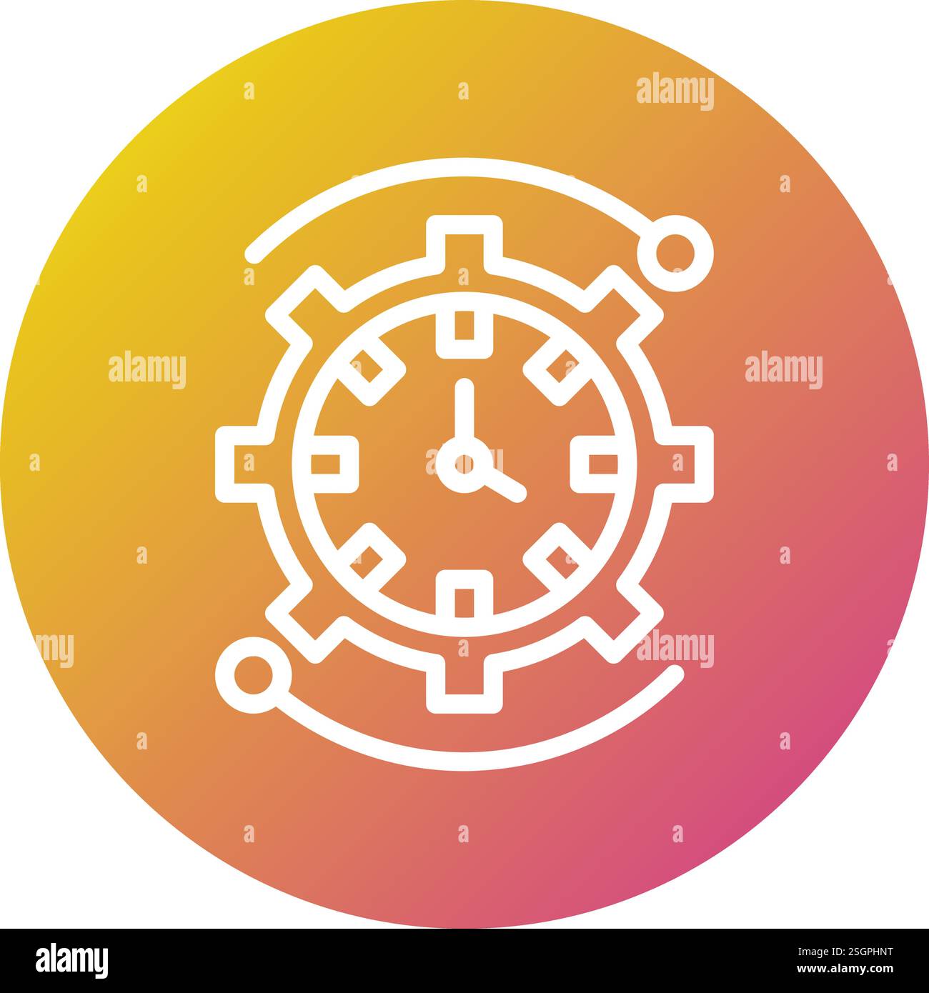 Time Management Vector Icon Design Illustration Stock Vector Image ...