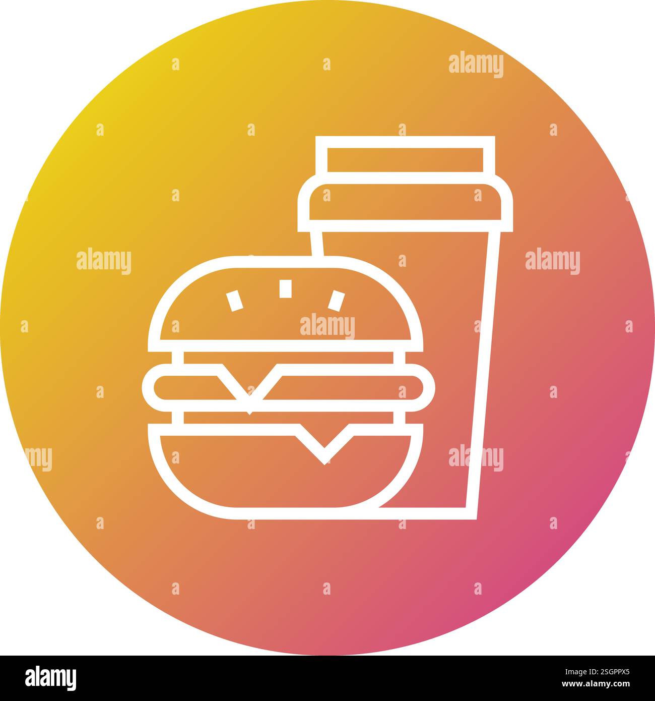 Minimal food vector hi-res stock photography and images - Alamy