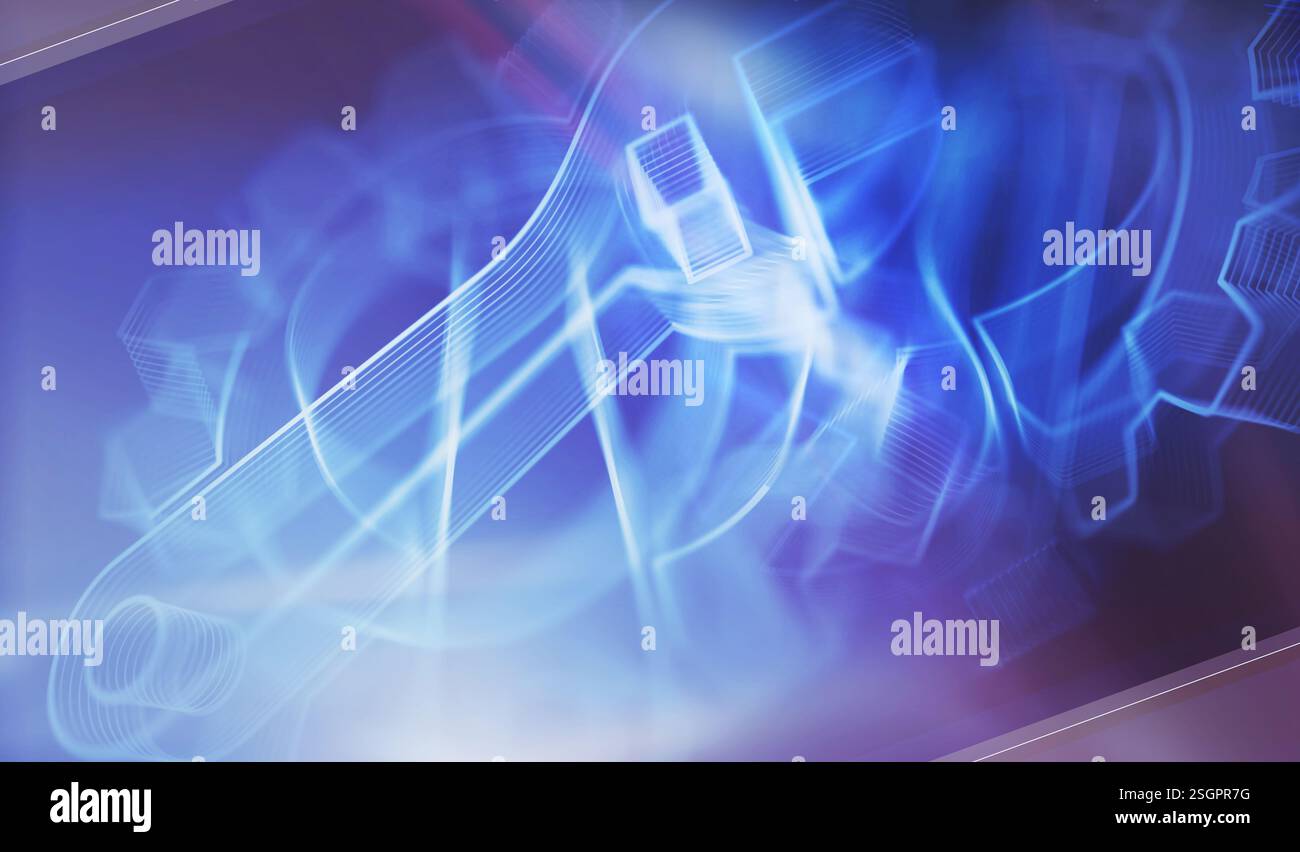 Management setting gear and maintenance fixing symbol digital concept ...