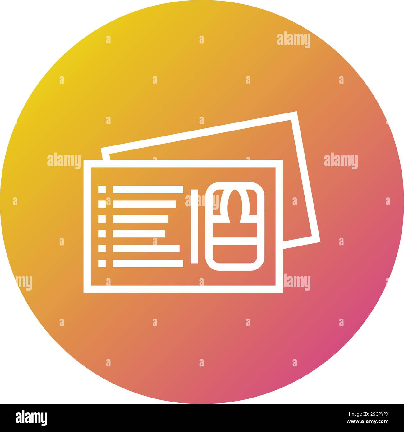 Vector postcard design Cut Out Stock Images & Pictures - Alamy