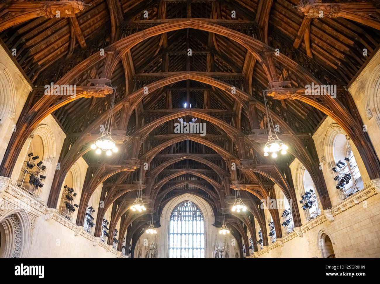 Medieval hammer beam roof hi-res stock photography and images - Alamy