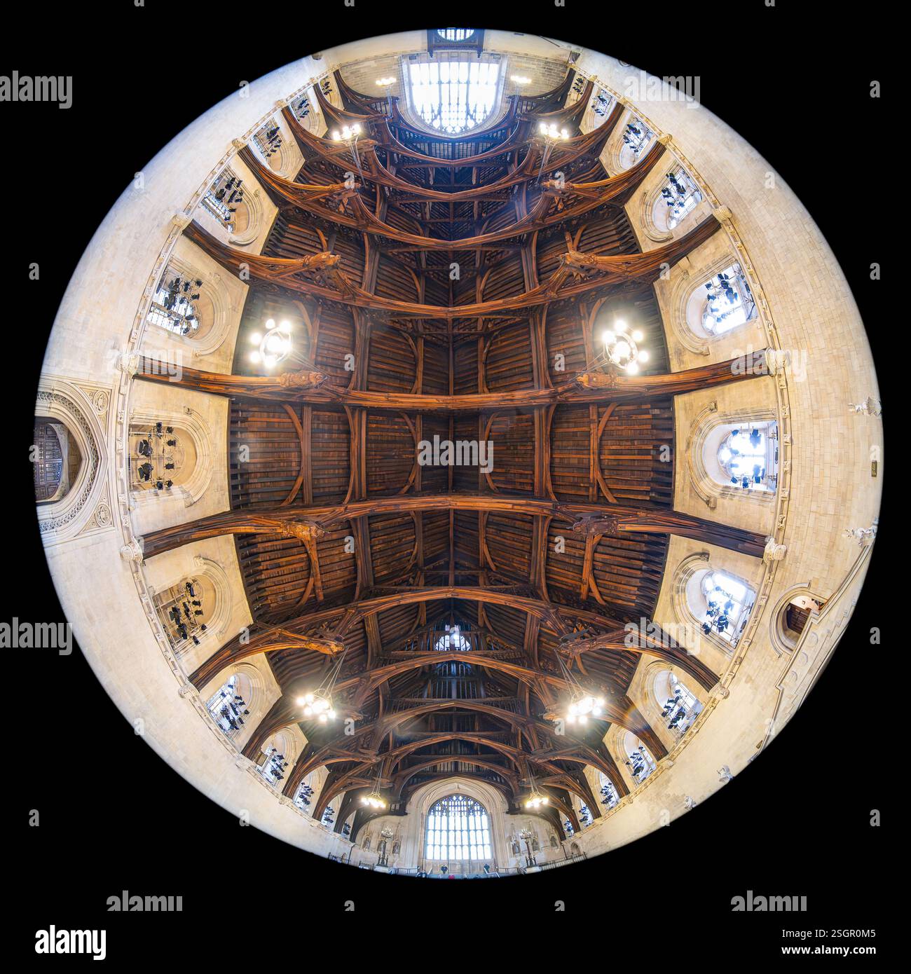 Hammer Beam Roof, Parliament, London Stock Photo - Alamy