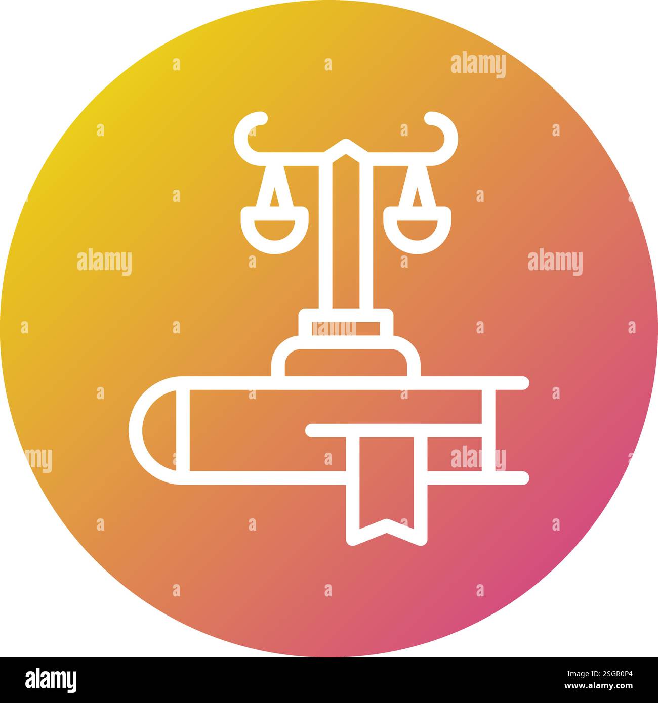 Law vector icon design hi-res stock photography and images - Alamy