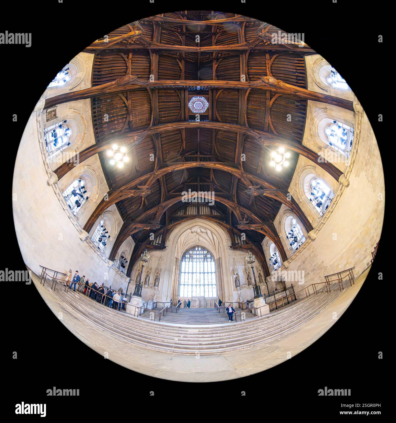 Hammer Beam Roof, Parliament, London Stock Photo - Alamy