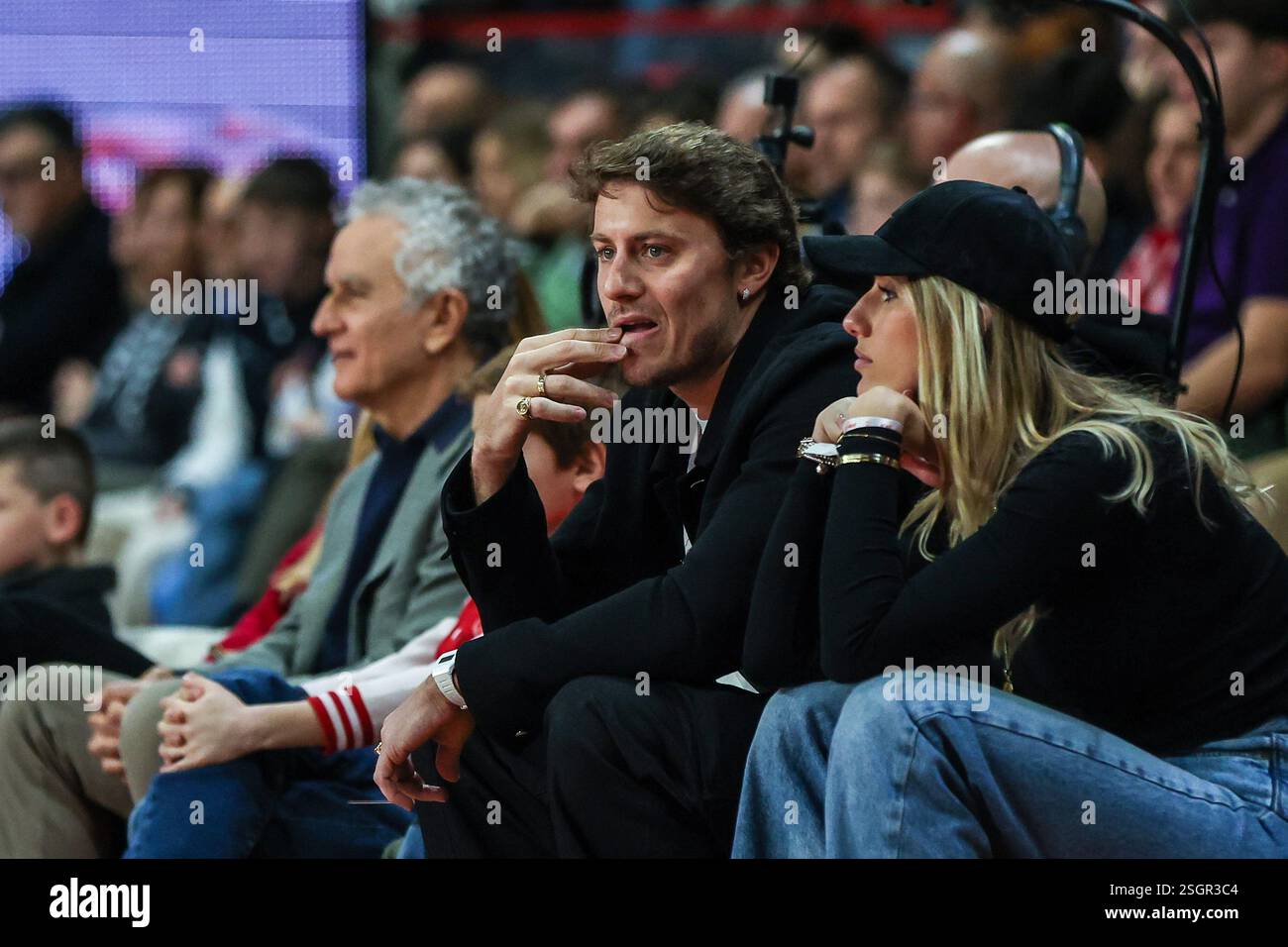Varese, Italy. 09th Feb, 2025. Nicolo Martinenghi swimming gold medal ...
