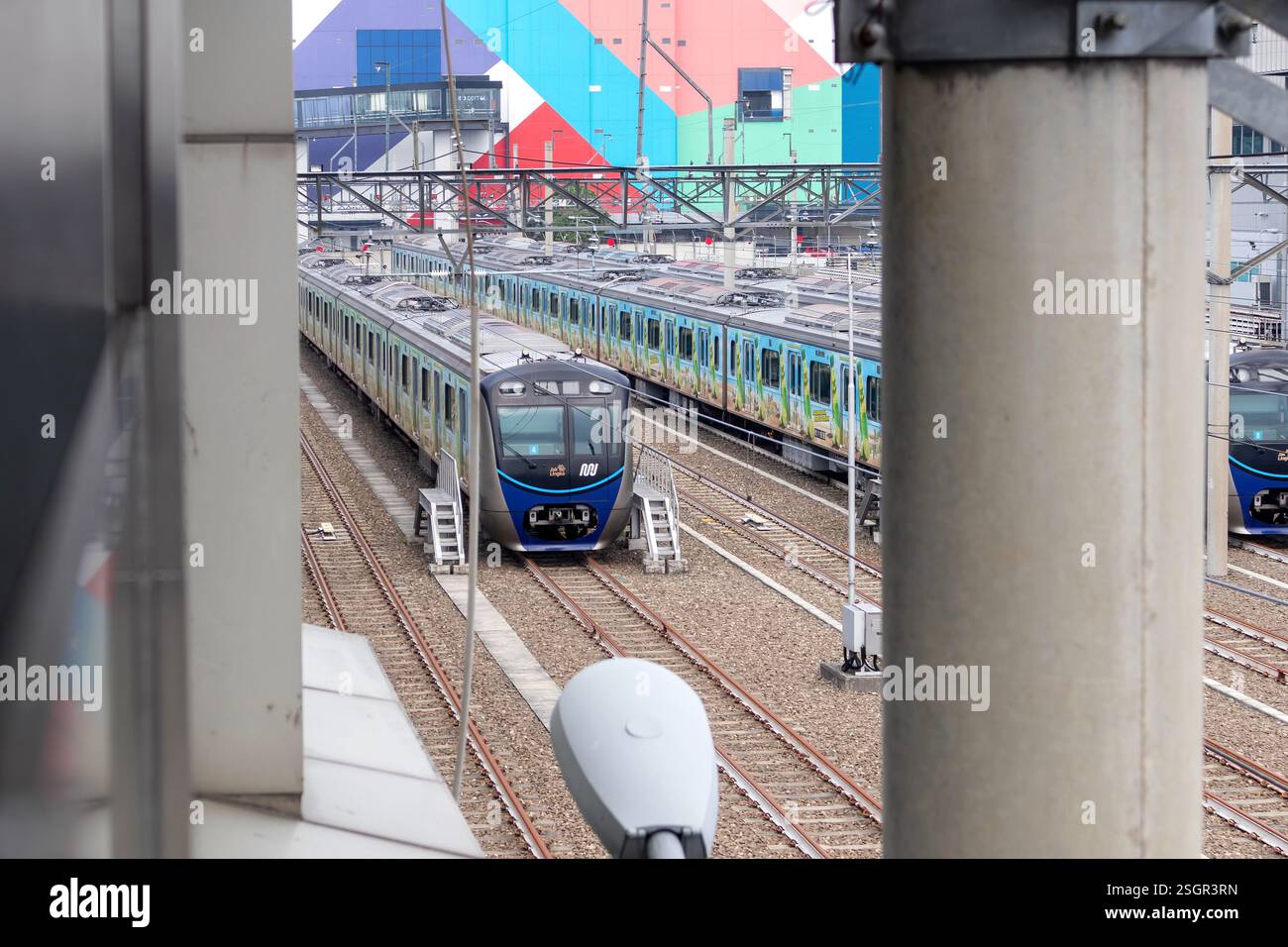 Jakarta, Indonesia - February 24, 2024: Jakarta Mass Rapid Transit ...