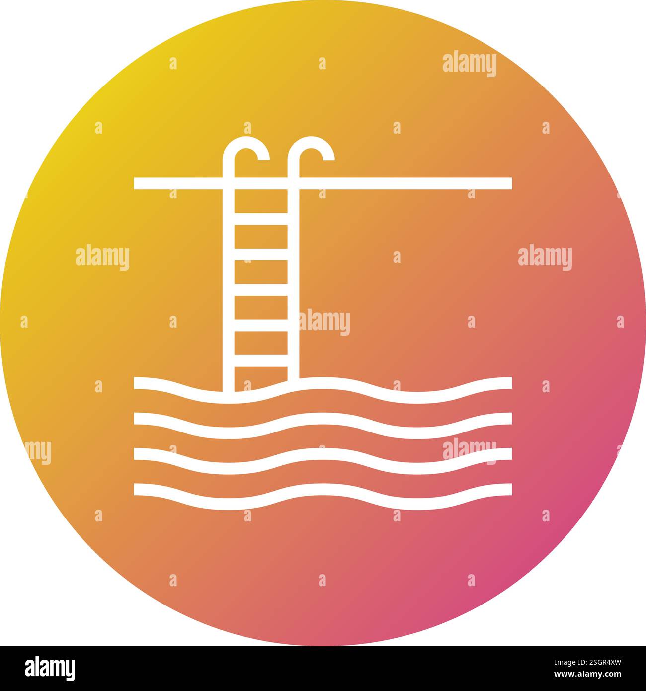 Swimming pool icon vector vectors hi-res stock photography and images ...