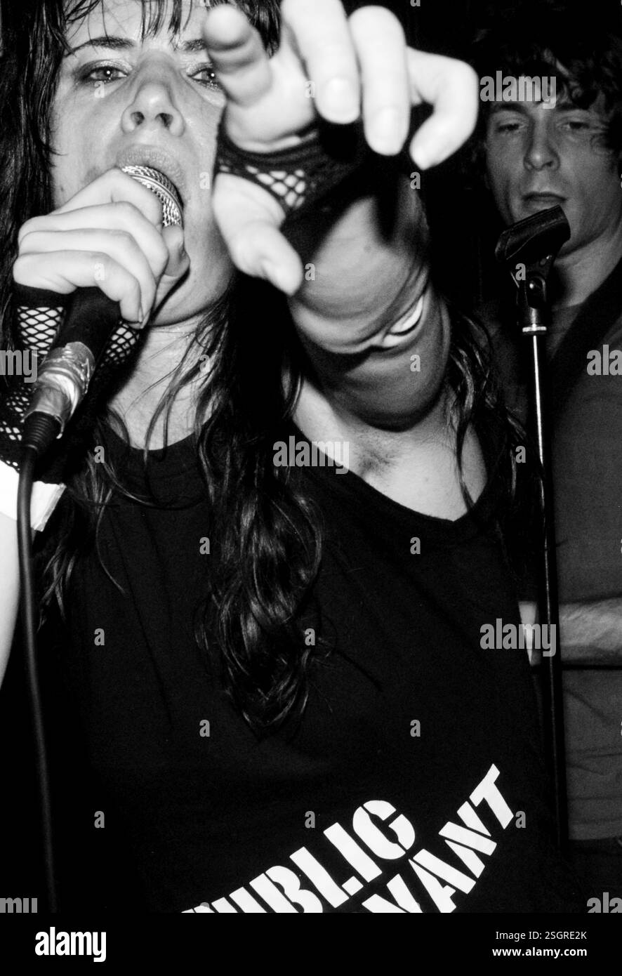 Juliette and the licks concert Black and White Stock Photos & Images ...