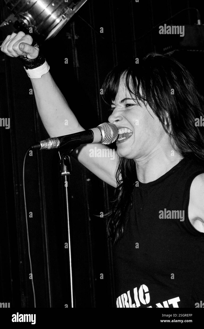 Juliette and the licks concert Black and White Stock Photos & Images ...
