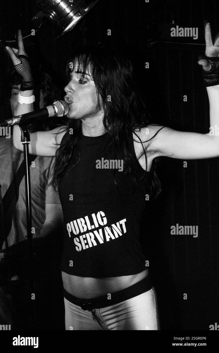 Juliette and the licks concert Black and White Stock Photos & Images ...