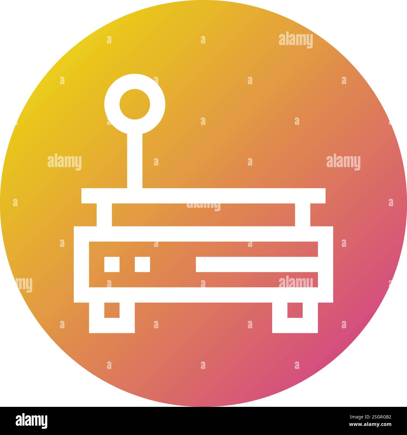 Weight Scale Vector Icon Design Illustration Stock Vector Image & Art ...