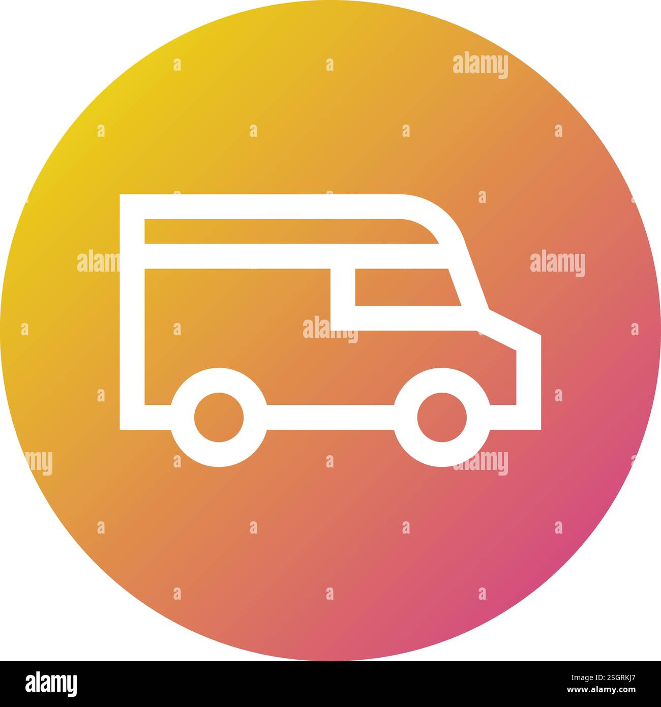 Delivery Van Vector Icon Design Illustration Stock Vector Image & Art ...