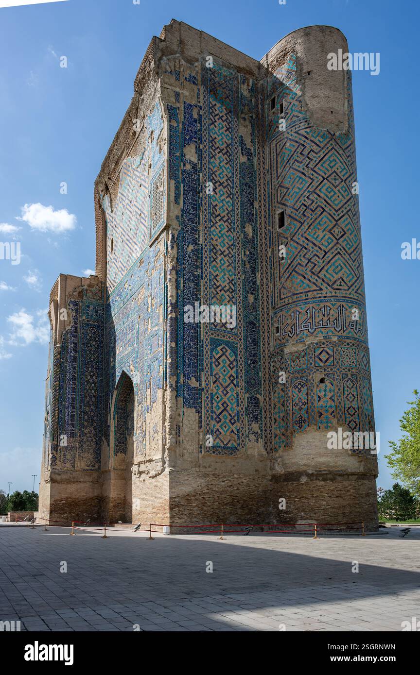 Ak-Saray Palace of Timur in Shahrisabz, Uzbekistan Stock Photo - Alamy